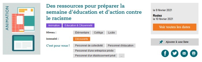 Des ressources pour préparer la semaine d'éducation et d'action contre ...