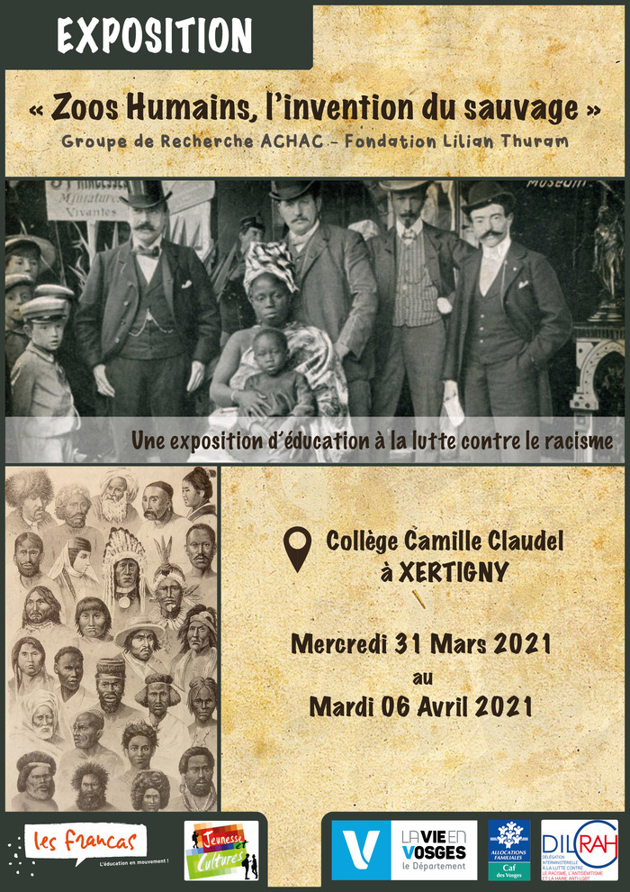 Animation de l'exposition "Les Zoos Humains, l'invention du sauvage ...